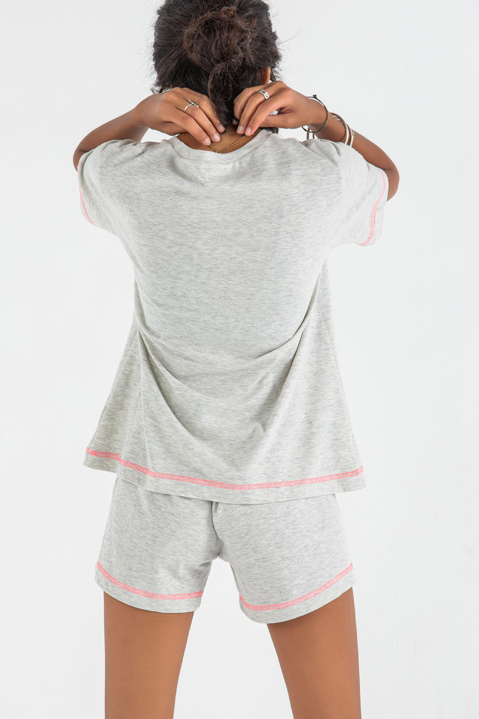 A Mini Basic Grey Pyjama Set - Dress Code