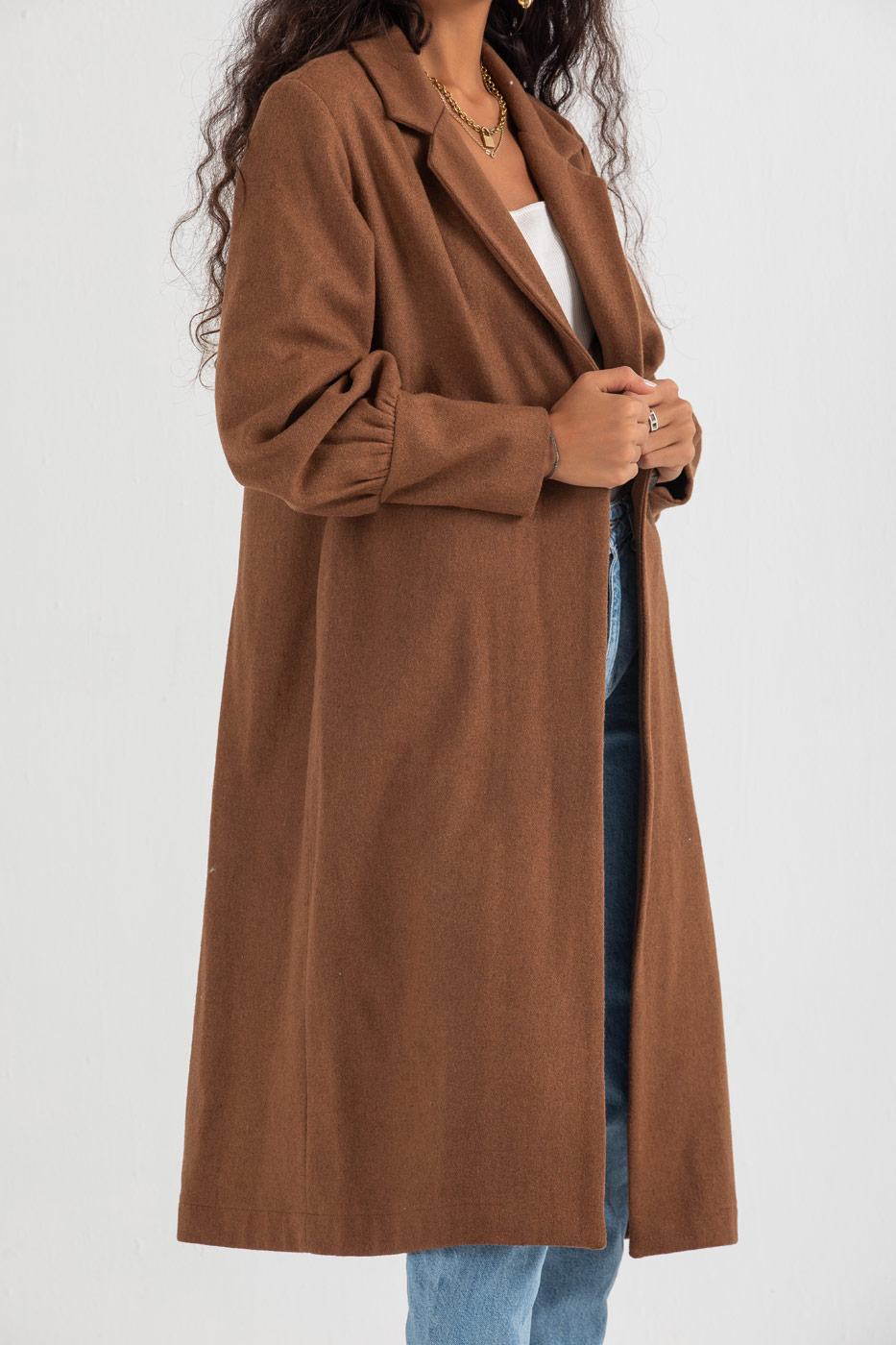 Wardrobe Esstenial Coffee Creme Coat - Dress Code