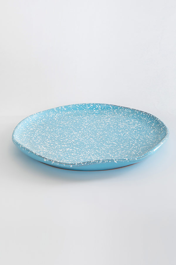 Shop now Dinner Time Plate In Light Blue from Dresscode