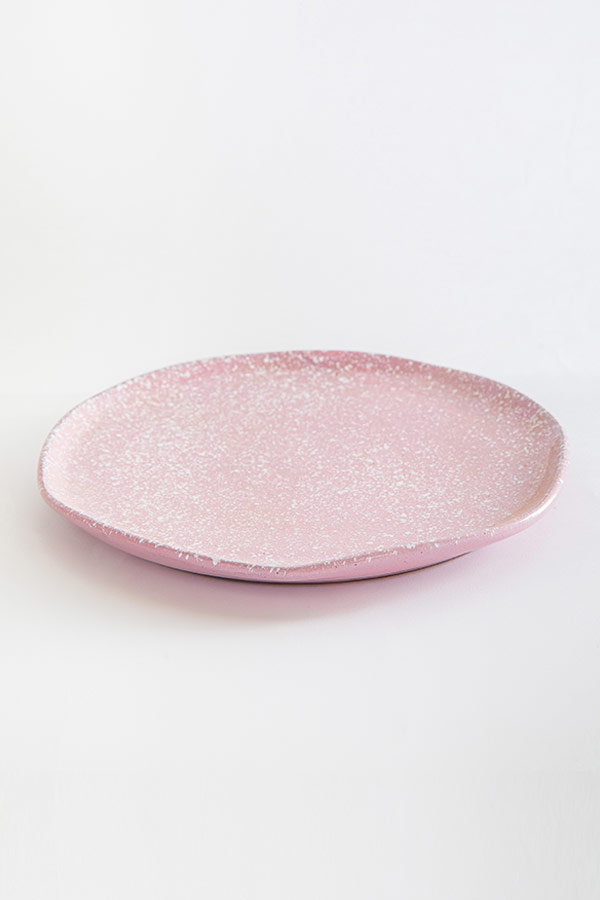 Shop Now from Dresscode - Dinner Time Plate In Pink | Egypt