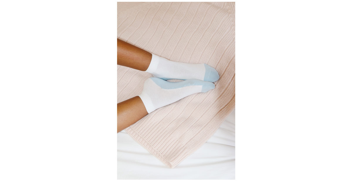 With A Blue Shade Socks - Shop now from Dresscode, Egypt