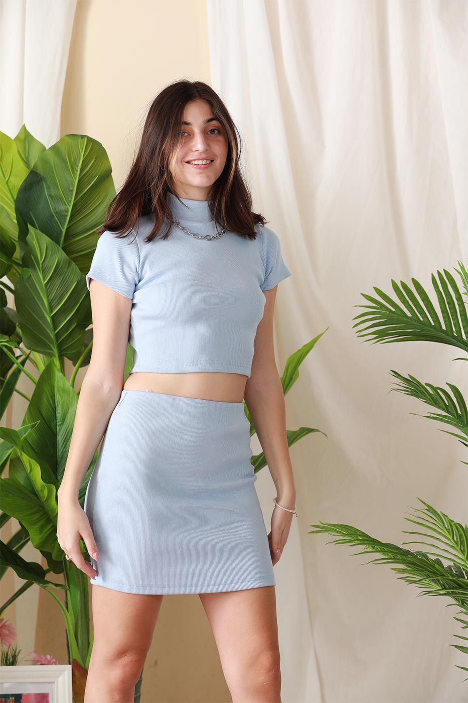 Summer Chill Set In Light Blue , Shop now Dresscode, Egypt
