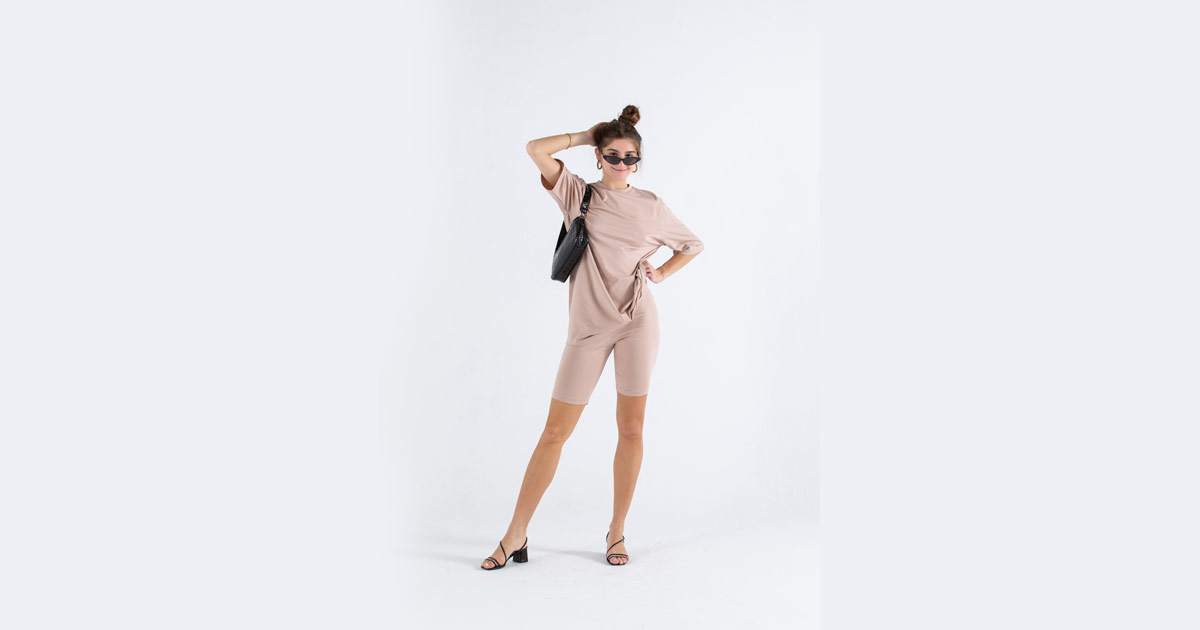 This Season Basic Top In Beige - Dresscode, Egypt