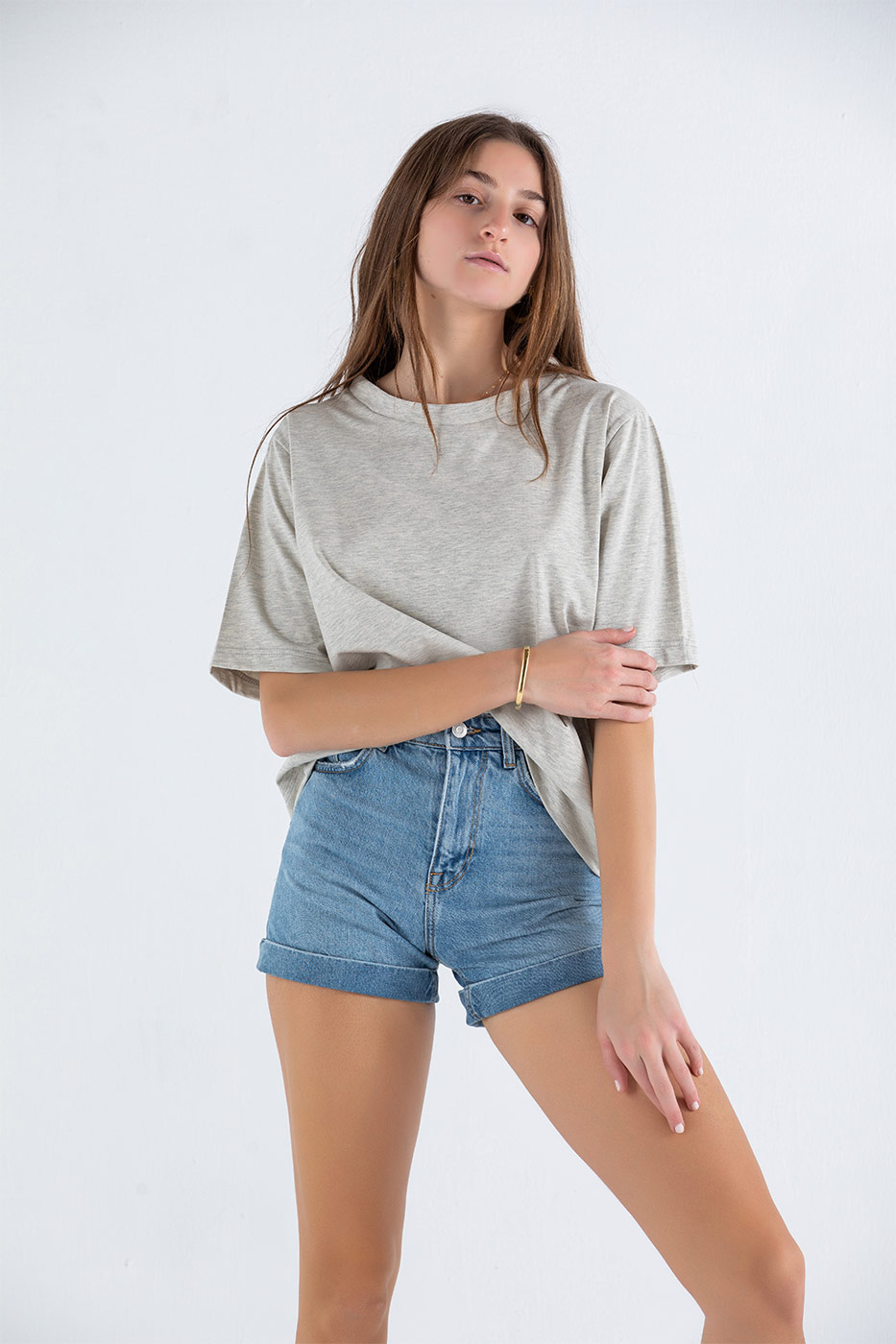 This Season Basic Top In Grey - Dresscode, Egypt