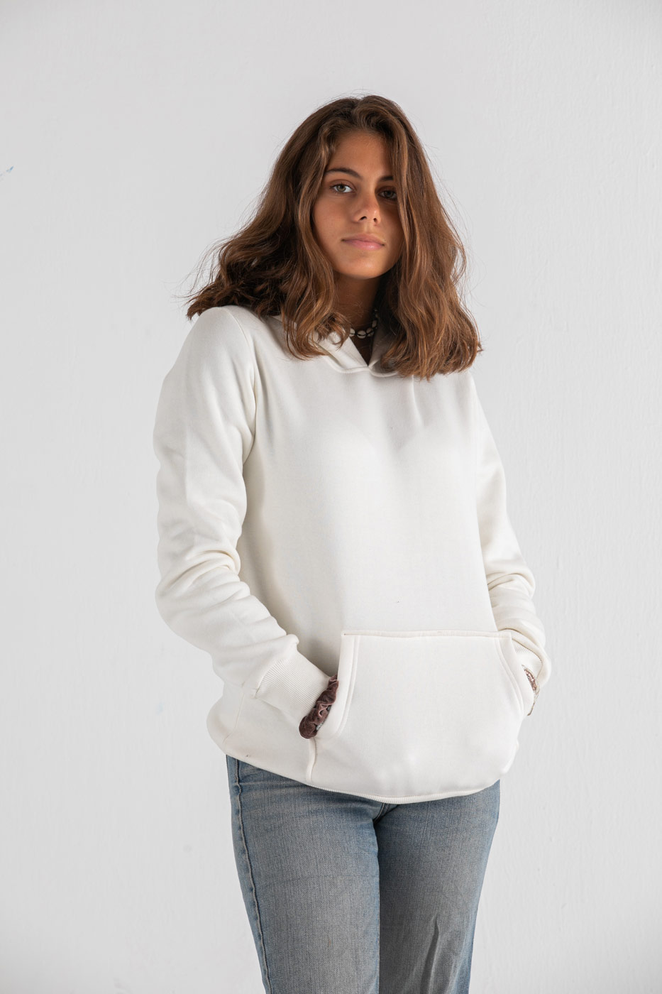 Not So Basic Hoodie In White - Shop from Dresscode, Egypt