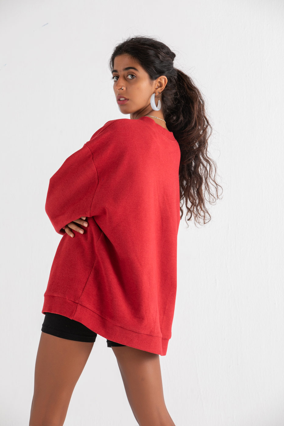 CREWneck Sweatshirt in Maroon - Shop from Dresscode, Egypt