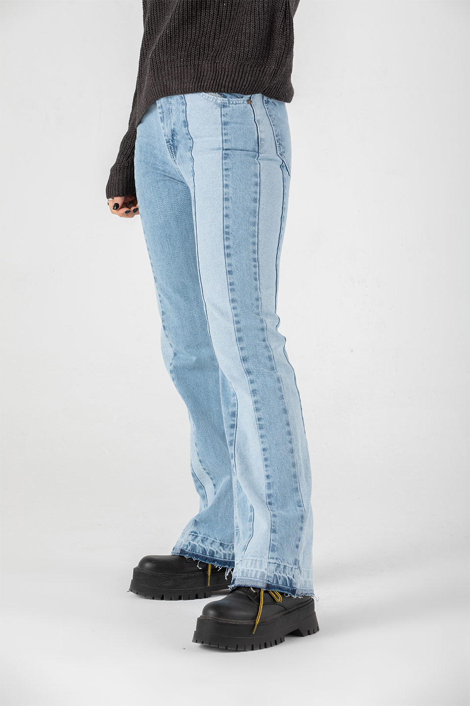 Striped in Style Low Waist Jeans Regular Fit - Dresscode