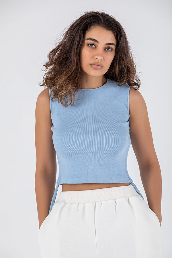Angel Top in Baby Blue - FYI - Shop now from Dresscode