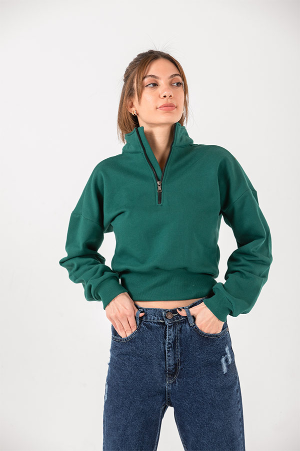 Biker Top in Emerald Green - Order from Dresscode, Egypt