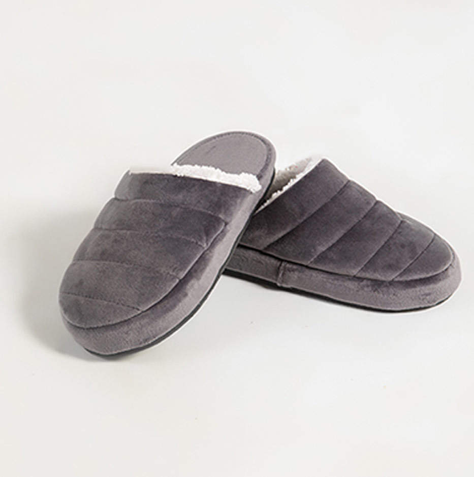 Cozy Steps Slipper in Grey | Order from Dresscode, Egypt