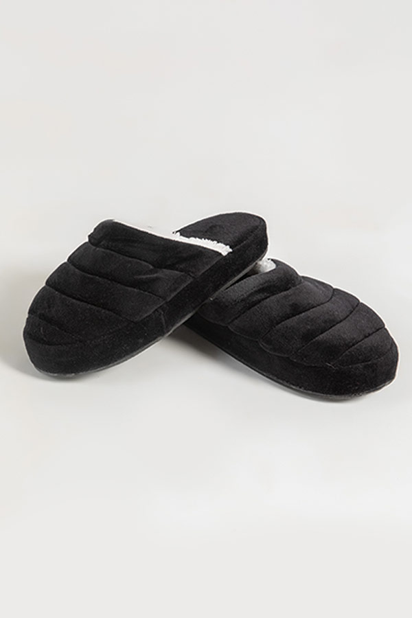 Cozy Steps Slipper in Black | Order from Dresscode, Egypt