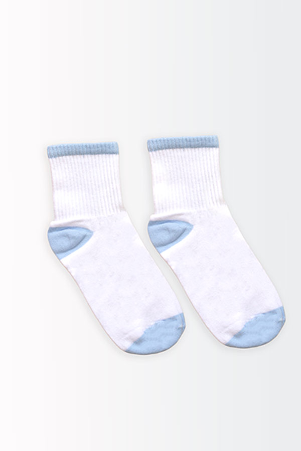 Shades Of Blue Socks In White | Dresscode, Egypt