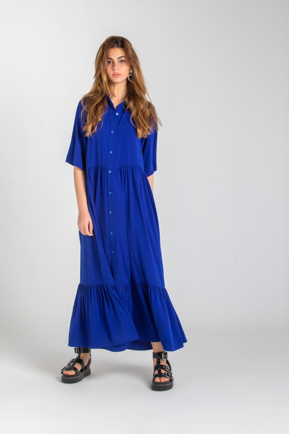 Style Stepper Dress in Blue - Dresscode, Egypt