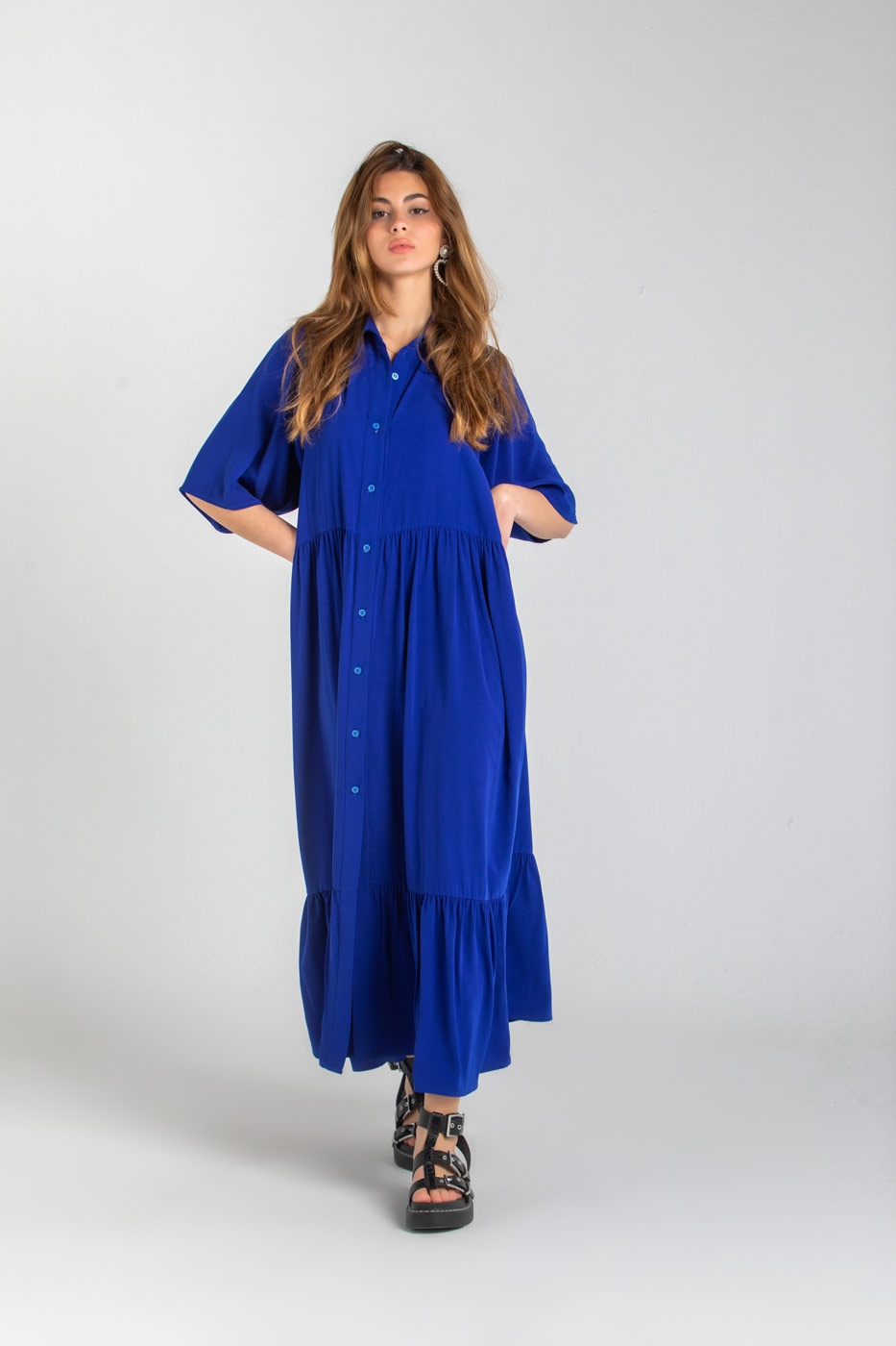 Style Stepper Dress in Blue - Dresscode, Egypt