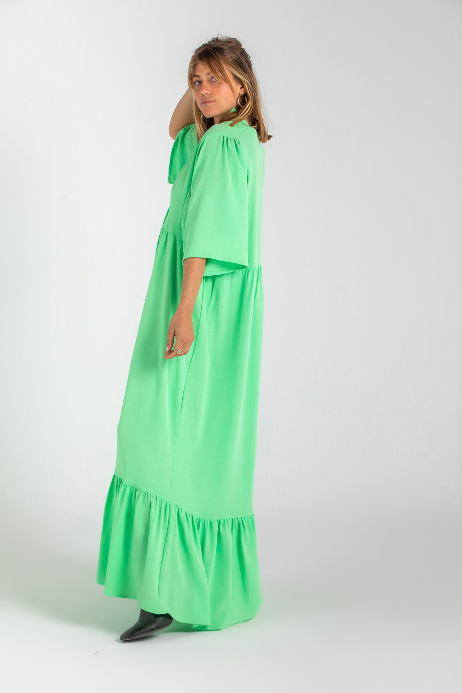 Style Stepper Dress in Green - Dresscode, Egypt