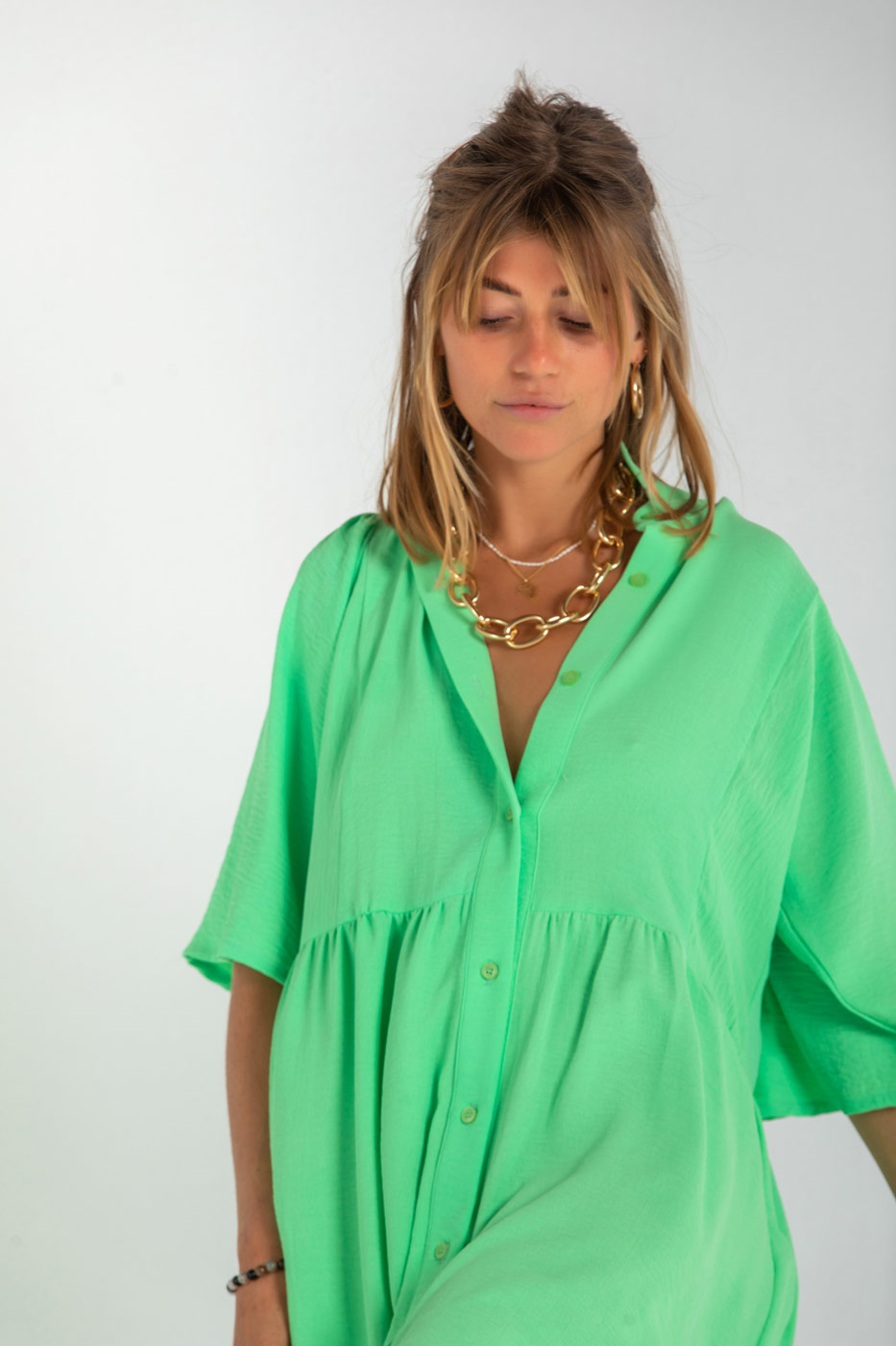 Style Stepper Dress in Green - Dresscode, Egypt