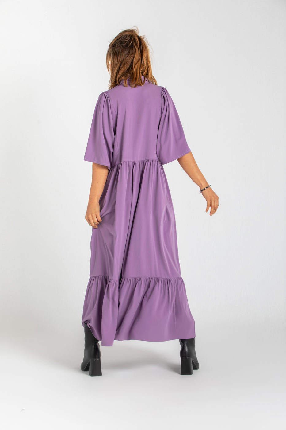 Style Stepper Dress in Dark Purple - Dresscode, Egypt