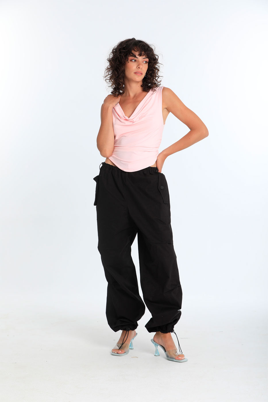 Waterfall Drip Top in Pink From Dresscode in Egypt