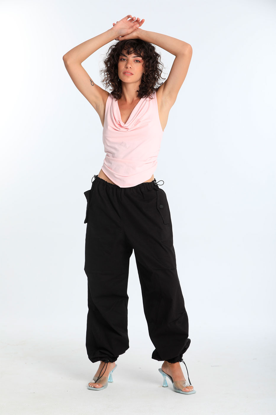 Waterfall Drip Top in Pink From Dresscode in Egypt