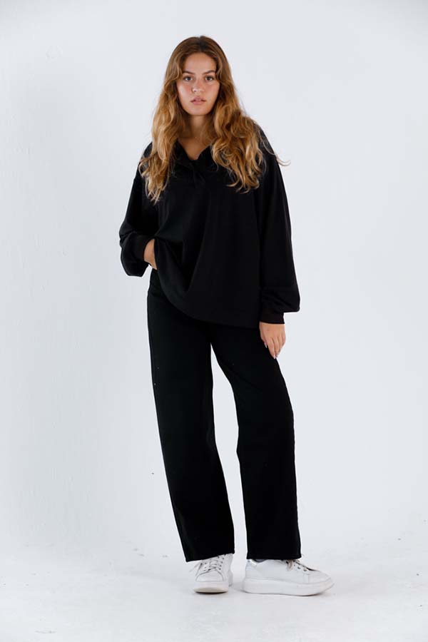 V Line Black T-Shirt | Shop From Dresscode in Egypt