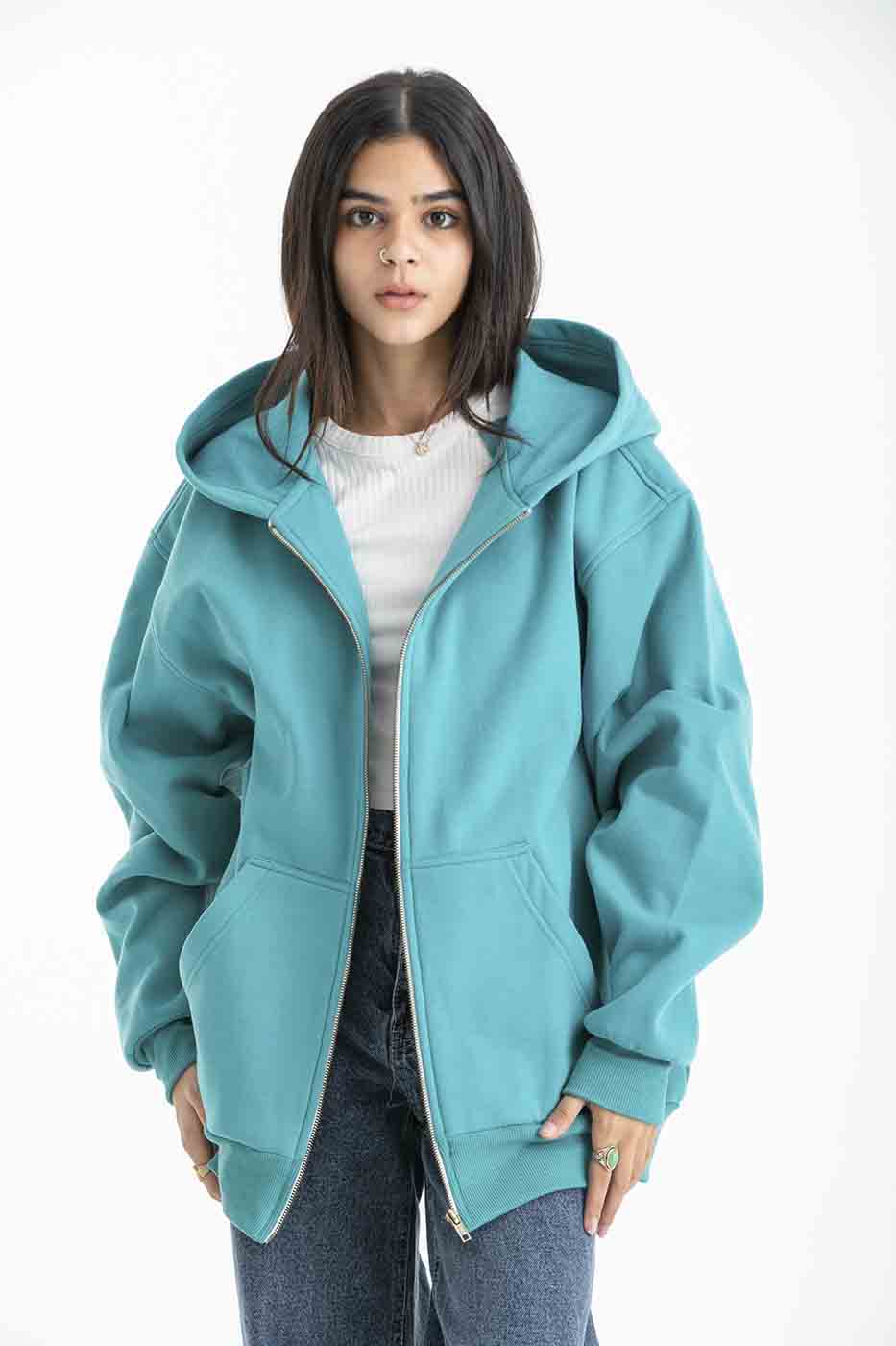 Everyday Jacket In Turquoise From Dresscode in Egypt