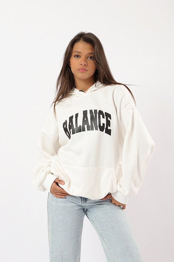 Balance Hoodie In White From Dresscode in Egypt